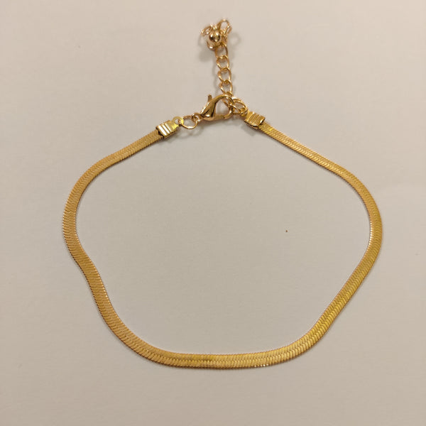 Snake Chain Anklet | Gold – Unjaded